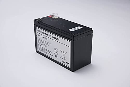 APC Worldwide Power Supply UPS Replacement Battery UPS Models BE650G, BE750G, BR700G, RBC17 (BATT17-1209)