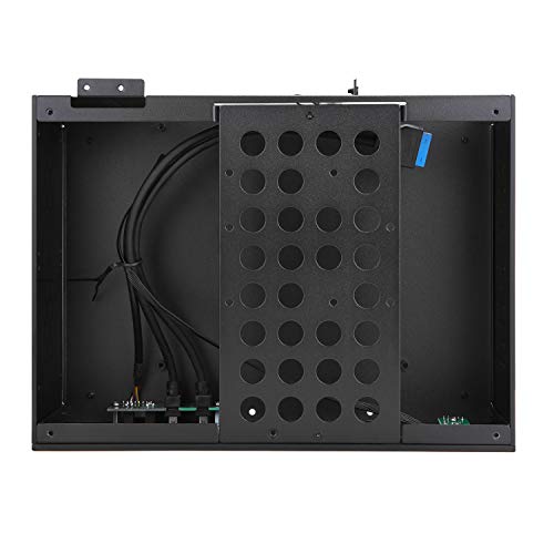 Goodisory A02 0.12in Mini-Itx Aluminum Desktop Computer Chassis HTPC Chassis (Black)