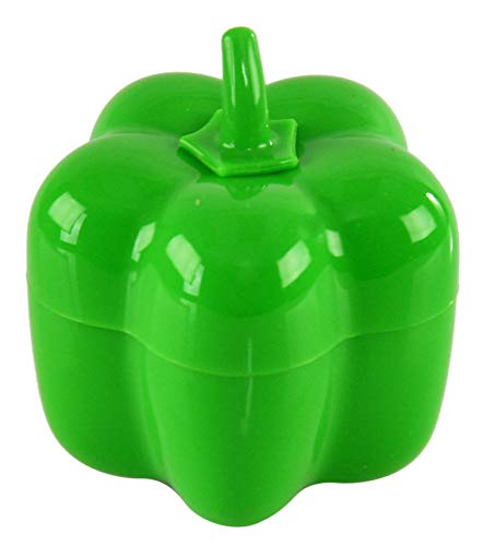 HOME-X Green Bell Pepper Holder, Vegetable Keeper, Food Saver, Useful Kitchen Gadgets