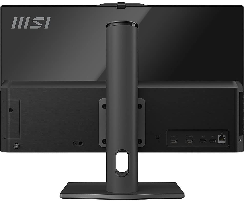 2022 MSI Modern AM242T 11M-1431US (i3-1115G4, 8GB RAM, 256GB NVMe SSD, 23.8" FHD Touchscreen, Windows 11) All-in-One Computer Desktop - Black