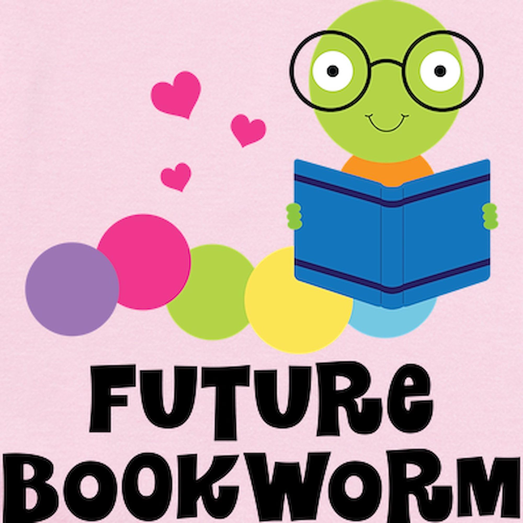CafePress Future Bookworm Long Sleeve Infant Bodysuit Unisex Long Sleeve Baby Bodysuit Infant Romper Petal Pink
