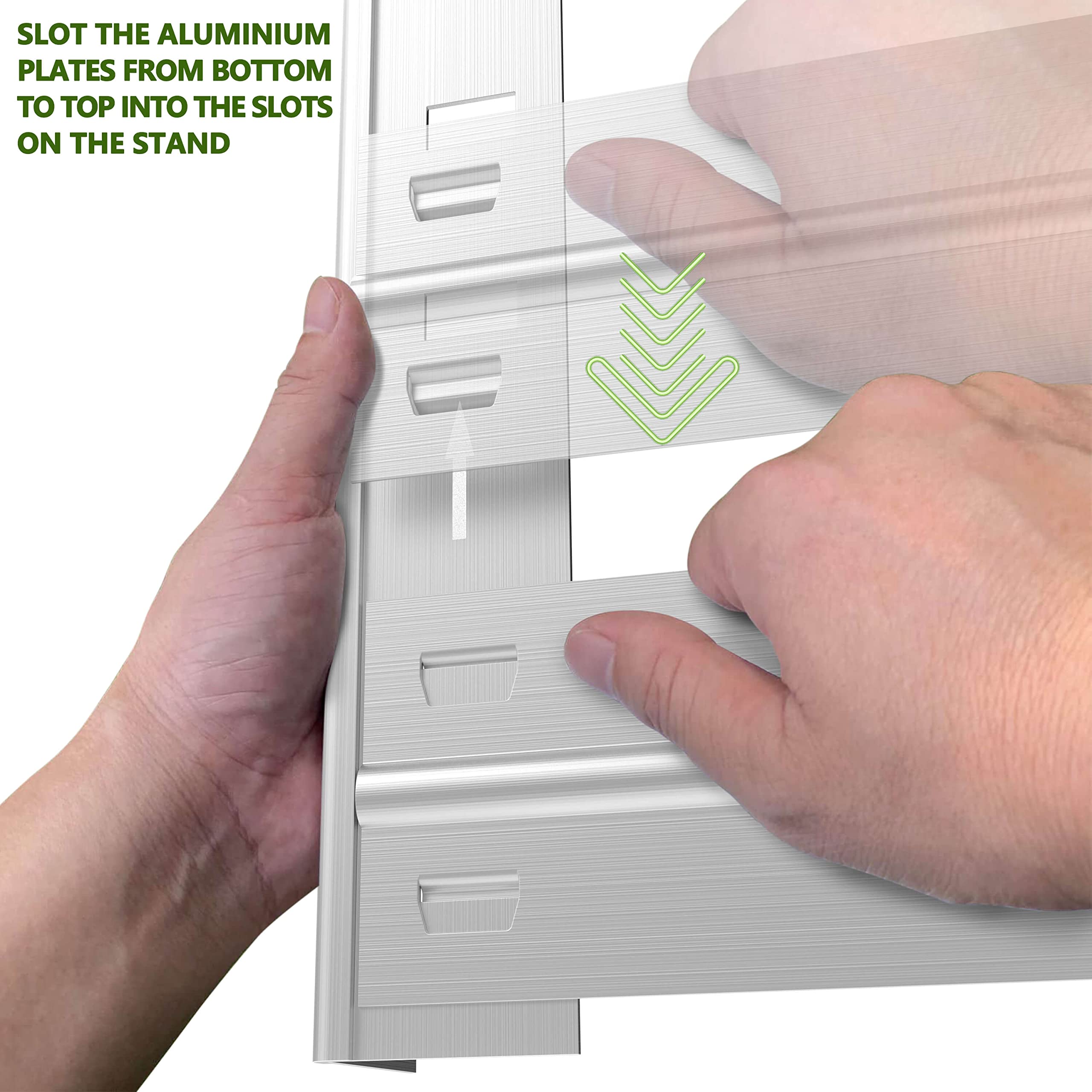 29" L x 29" W x 27" H Garden Compost Bin Outdoor - Made of Aluminum Alloy, Sturdy and Durable - Easy to Assemble