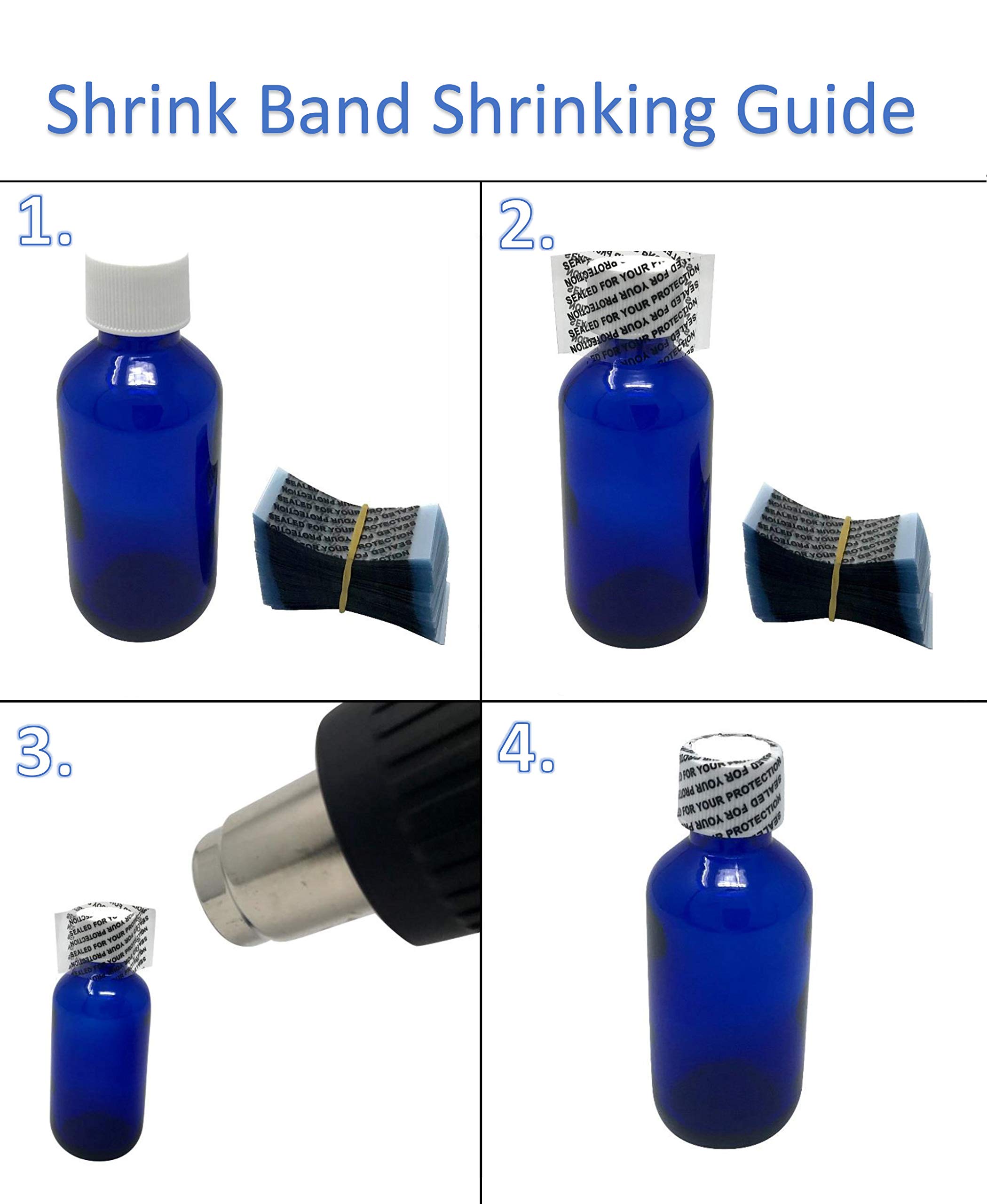 66 x 60 mm RED Shrink Sleeve for Liquor Bottles, Beverage Bottles and More. [Compatible Diameter Range: 1 1/4” – 1 1/2”] - Bundle of 250