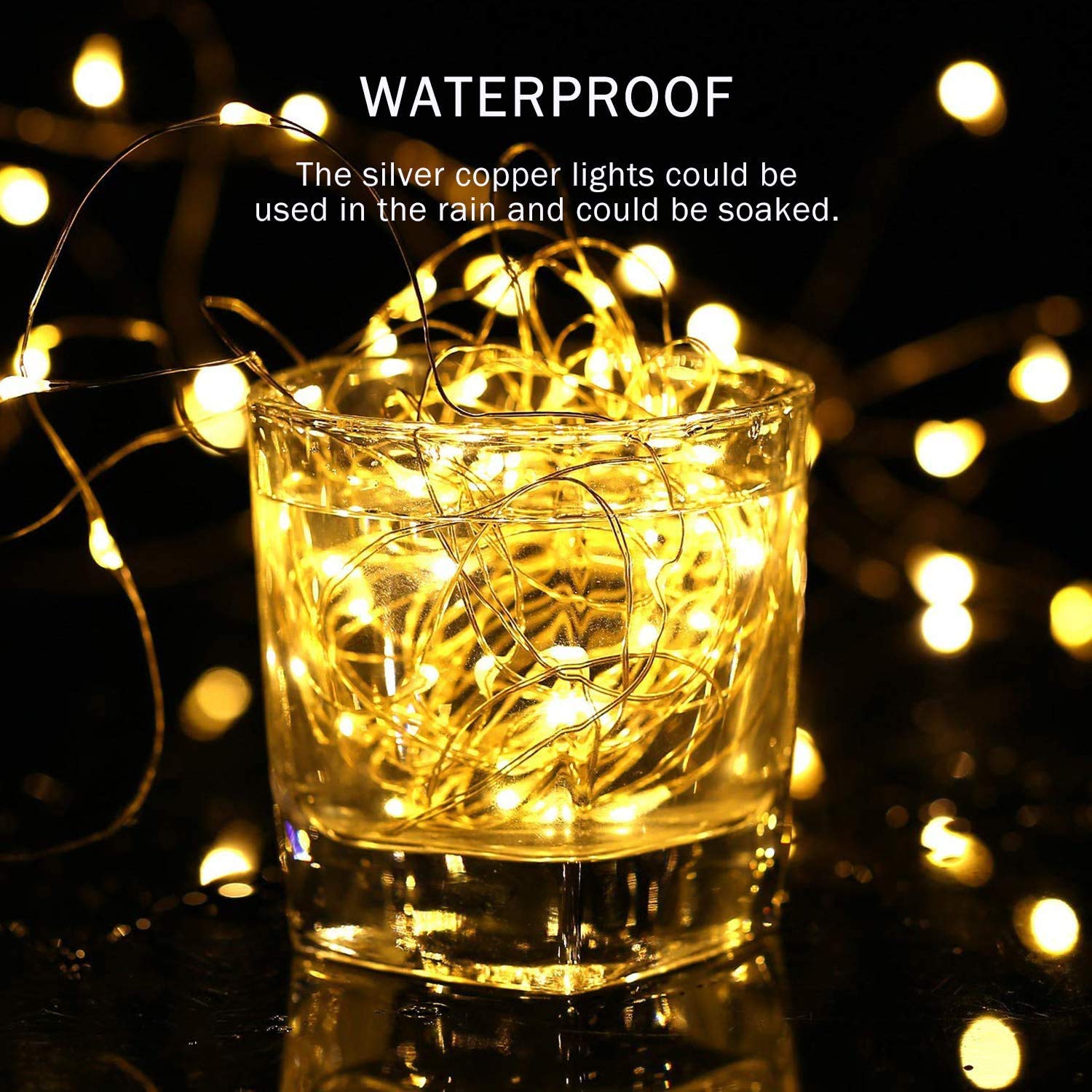 Ankway Solar Fairy Lights Outdoor, 200 LED Solar Powered String Lights 72 ft Waterproof IP65 Solar Curtain Lights 8 Modes Warm White for Outdoor Home Window Bedroom Patio Garden Tree Wedding
