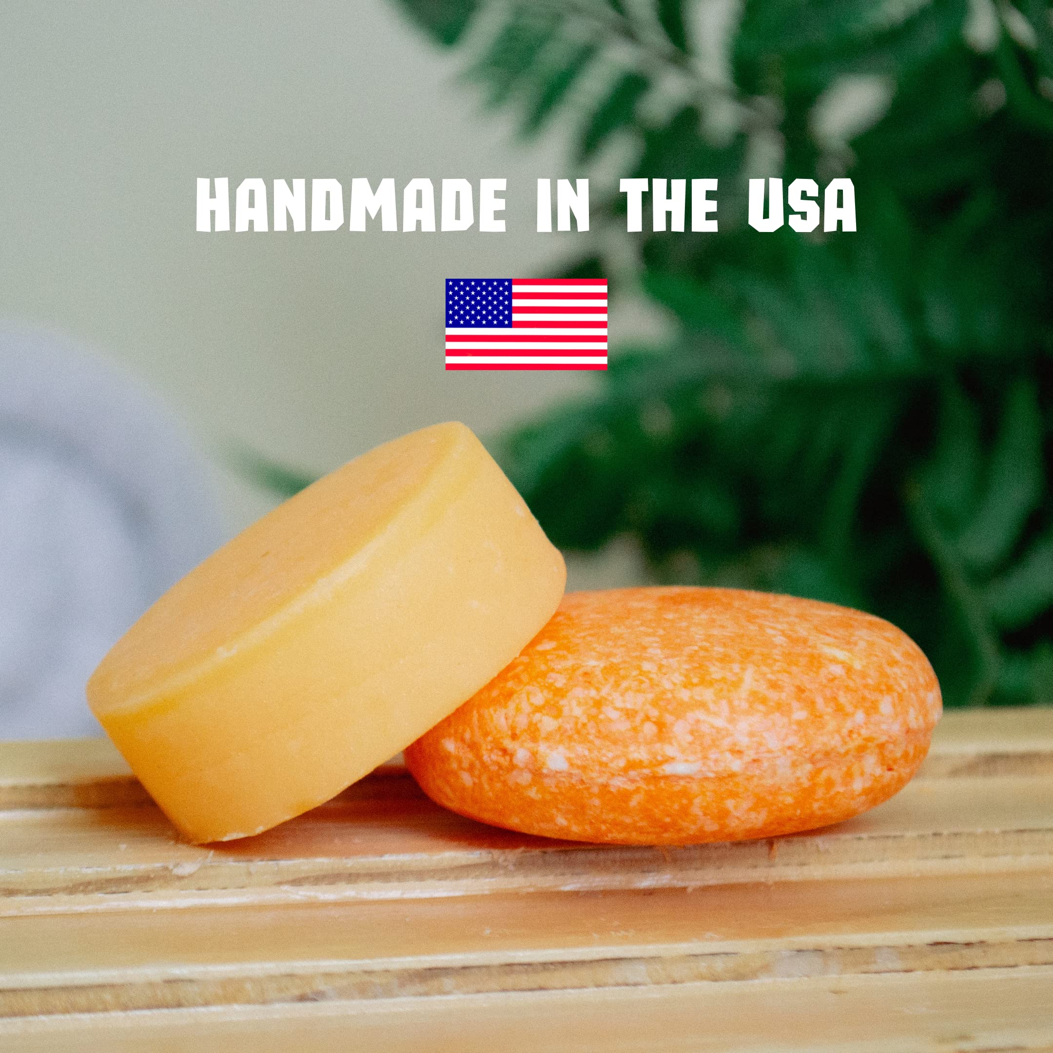 Clever Yoga Conditioner Bar - Vegan Solid Conditioner for All Hair Types, Travel-Friendly and Frizz-Free (Fresh Citrus)