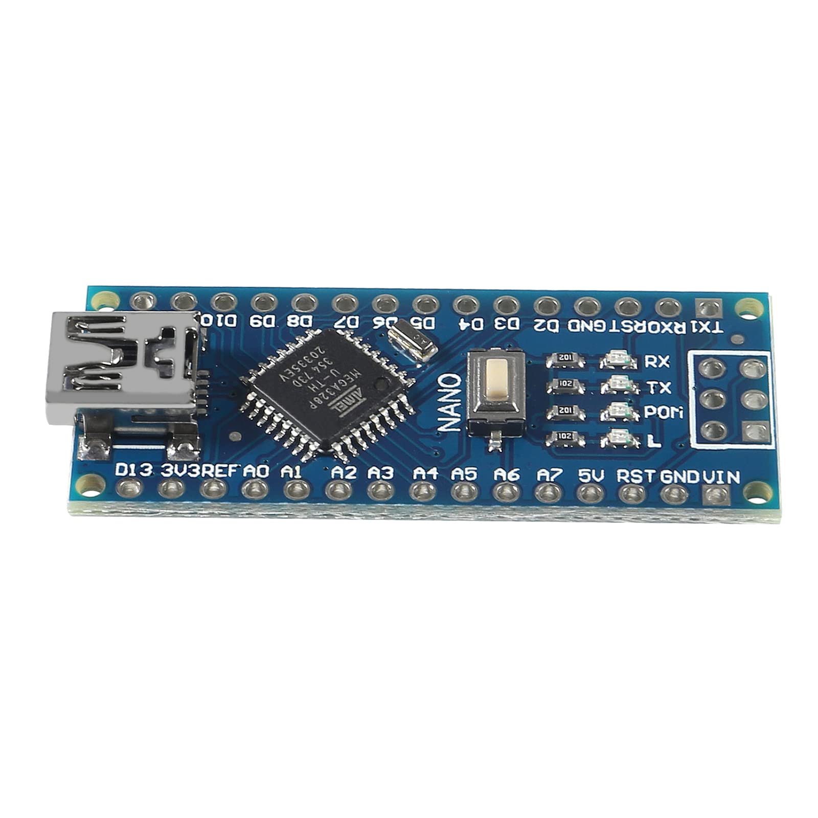 AOICRIE 3pcs Nano V3.0 ATmega328P CH340G 5V 16M Mini USB Micro Controller Board Development Board with PIN Headers Pin Unsoldered (3PCS Nano V3.0 ATmega328P)