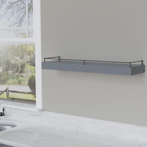Gallery Rail Corner Post - Flat Black