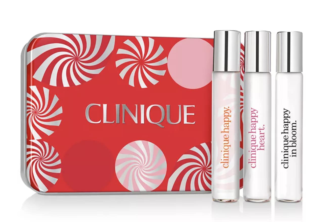Clinique A Little Happiness Set 3-Pc. Set: Clinique Happy, Happy Heart and Happy in Bloom, 0.17fl.oz./ 5ml