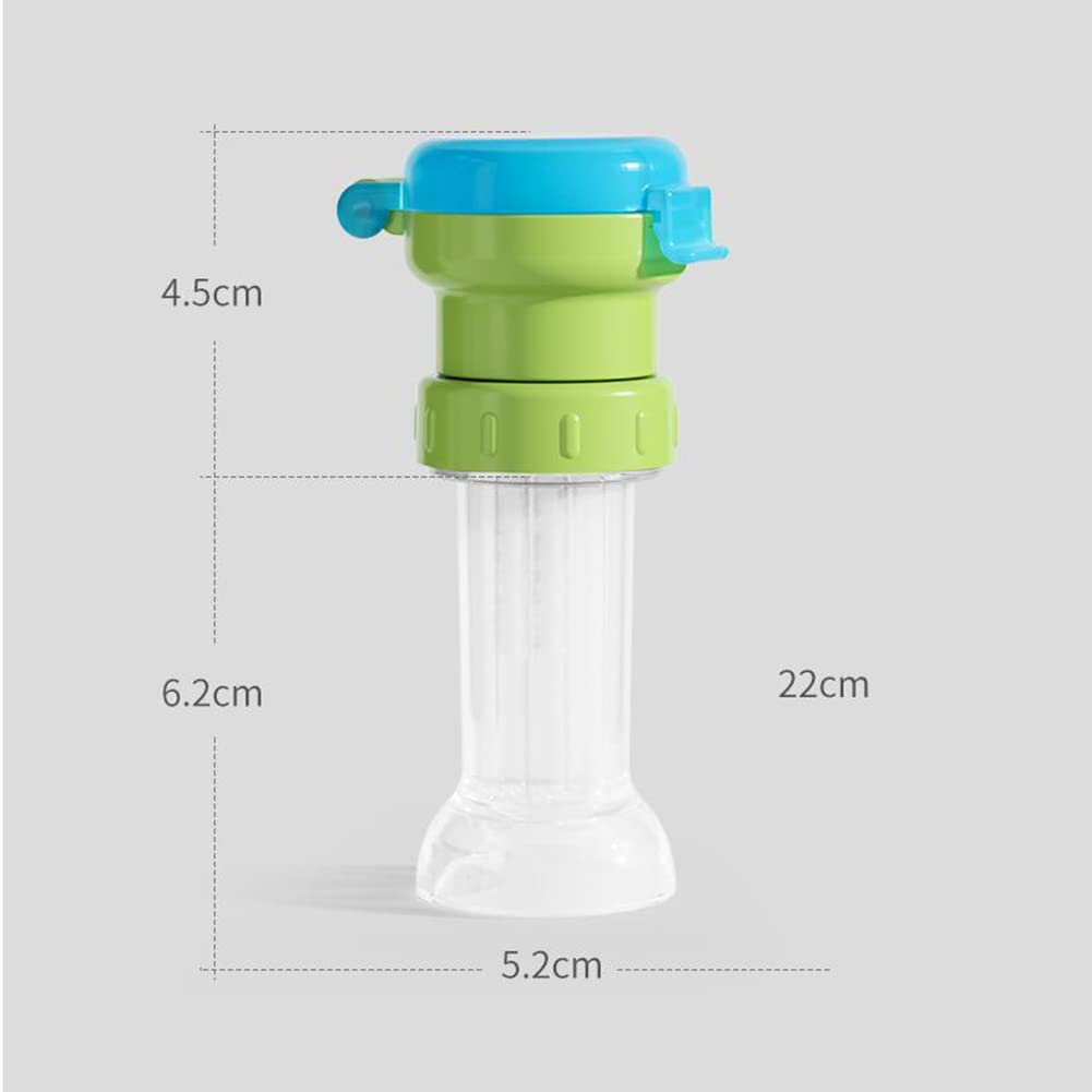3PCS Bottle Twist Lid, Spill Proof Water Bottle Twist Cover Cap for Juice Soda, Water Bottle Caps with Straw - Random Colour