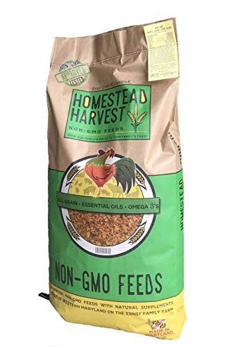Homestead Harvest Non-GMO Whole Grain Layer Blend 16% for Laying Hens or Ducks 25lb