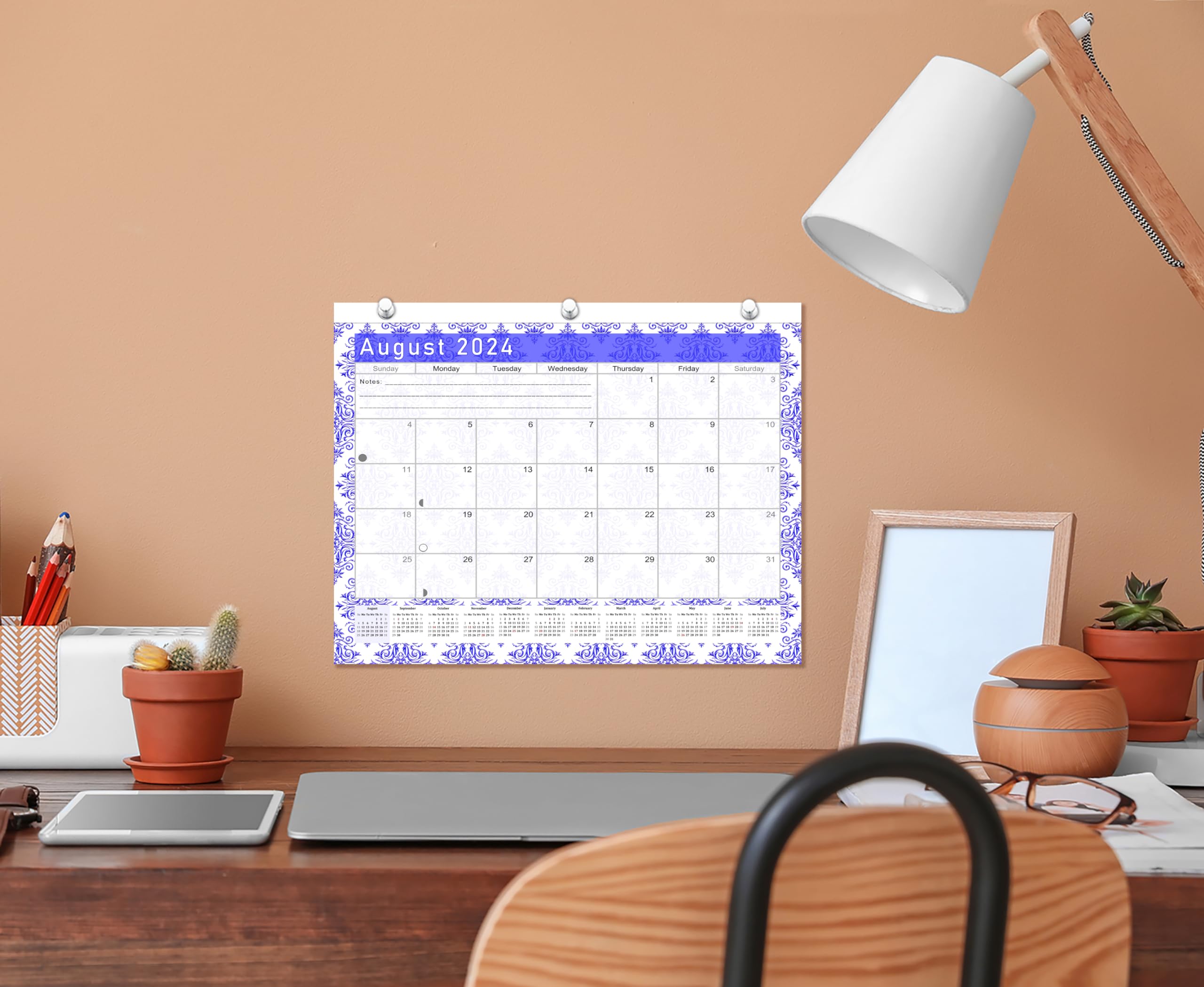 2024-2025 Academic Year 12 Months Student Calendar/Planner for 3-Ring Binder, Desk or Wall (Edition #018)