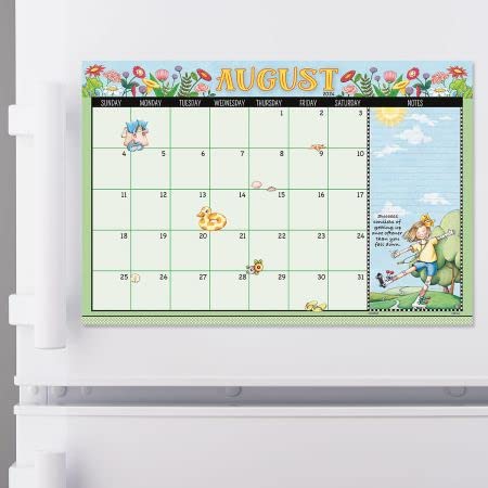 2024-2025 Mary Engelbreit® Desk Calendar Pad, 11-Inch x 16-1/4-Inch Size, Large 24-Month Bookstore-Quality Calendars for Kitchen & Office, by Current