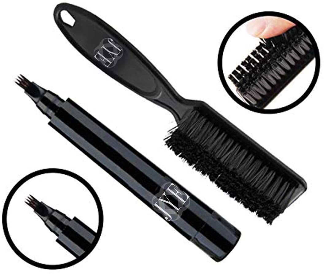 JYE Pen for beard, mustache or eyebrows, waterproof, long lasting, black pen filler