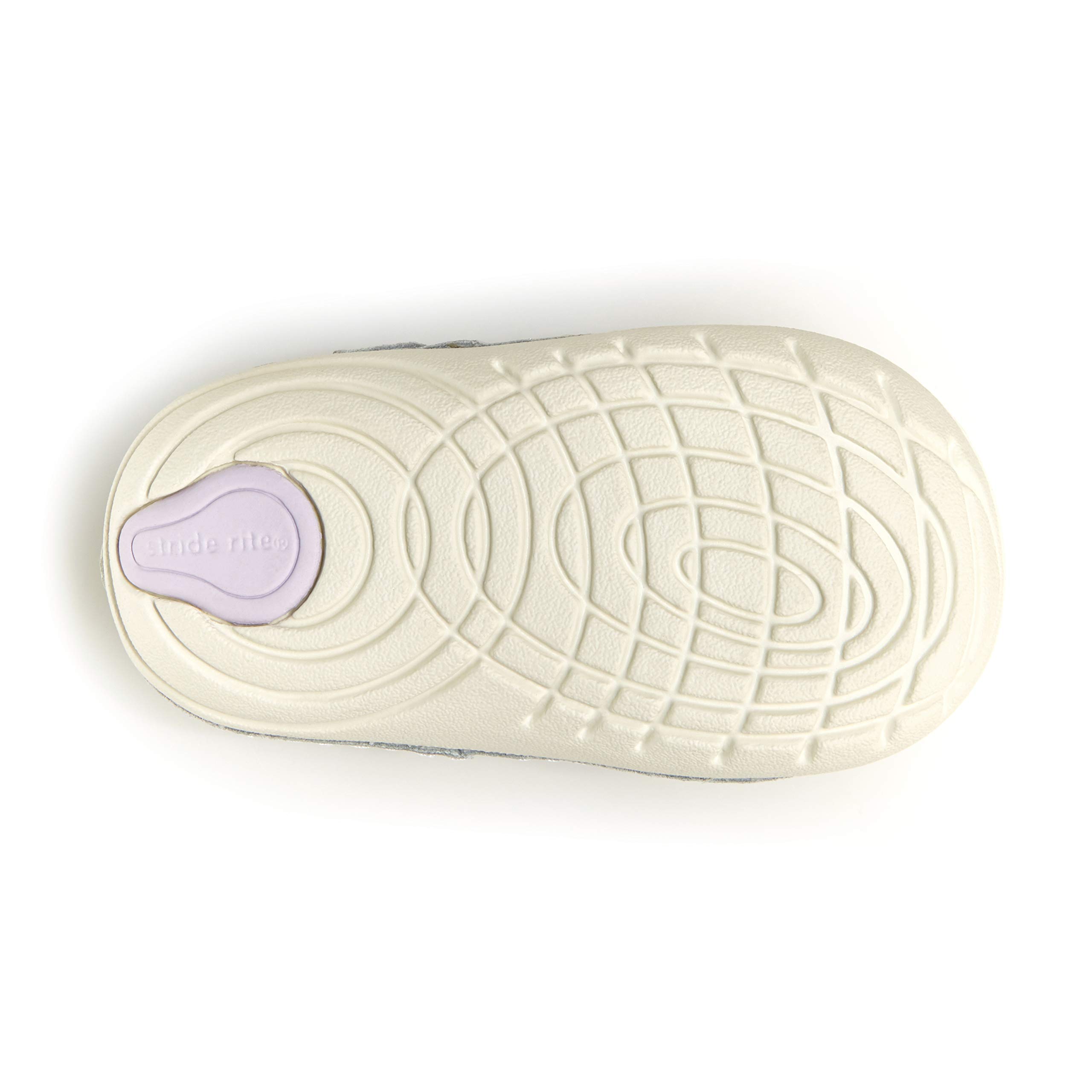 Stride Rite baby girls Soft Motion Liliana Mary Jane Flat, Iridescent, 3 Infant US