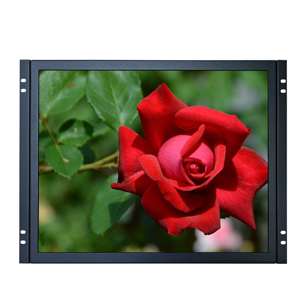 iChawk 17" inch Display 1280x1024 4:3 RCA BNC HDMI-in VGA Metal Shell Embedded Open Frame Wall-Mounted Built-in Speaker Remote Control PC Monitor LCD Screen USB Port U-Disk Video Player, K170MN-59