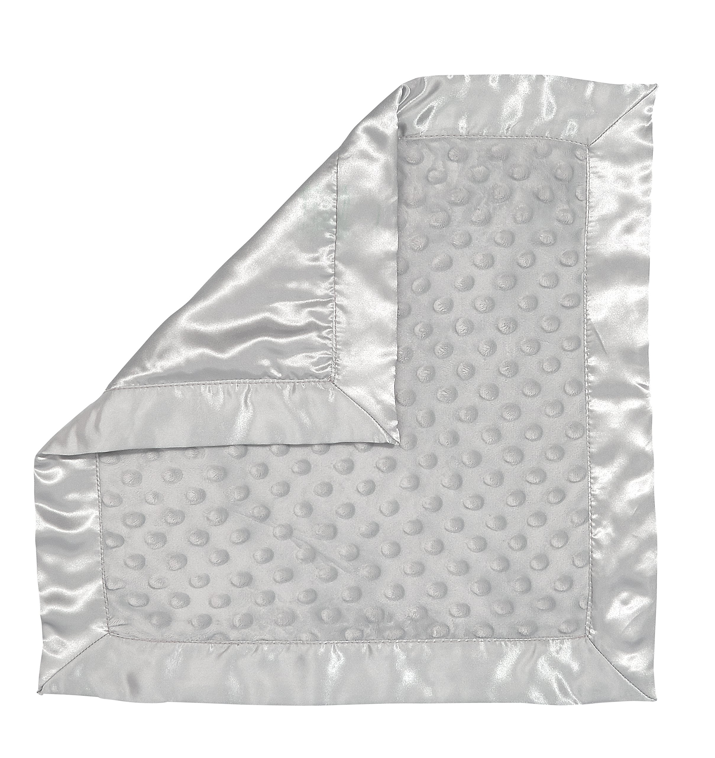 Bearington Baby Small Dottie Creamy White Security Blankie, 16" x 16"