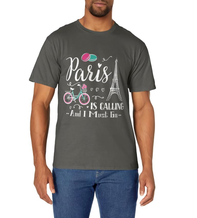 Cute Paris France Vacation Travel Christmas Gift T-Shirt T-Shirt