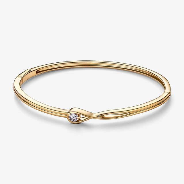 2022 S925 Sterling Silver Real Sparkling Bracelet Fashion Simple Luxury Birthday Gift