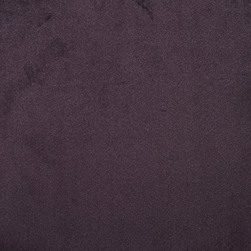 Christopher Knight Home Milani Tufted Scroll Arm Velvet Loveseat, Blackberry / Dark Brown