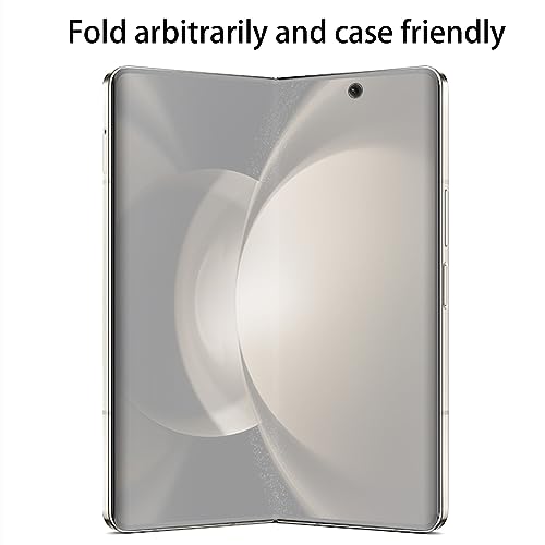 BYIUIHS [2 Sets 8PCS] Matte Screen Protector for Z Fold 5 ,Soft TPU Film Ultra-Thin Anti-Glare Screen Protectors for Samsung Galaxy Z Fold 5 2023 ,2 PCS Outside+2 PCS Inside Screen+2 PCS Back Cover+2 PCS Side film