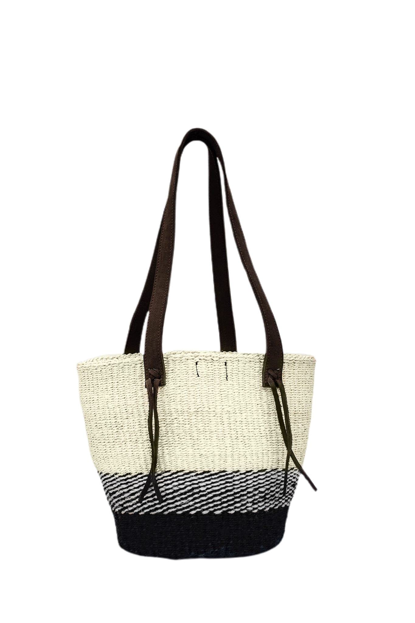 Airi Women's Miru Handwoven Natural Sisal Shoulder Bag Handmade In Kenya