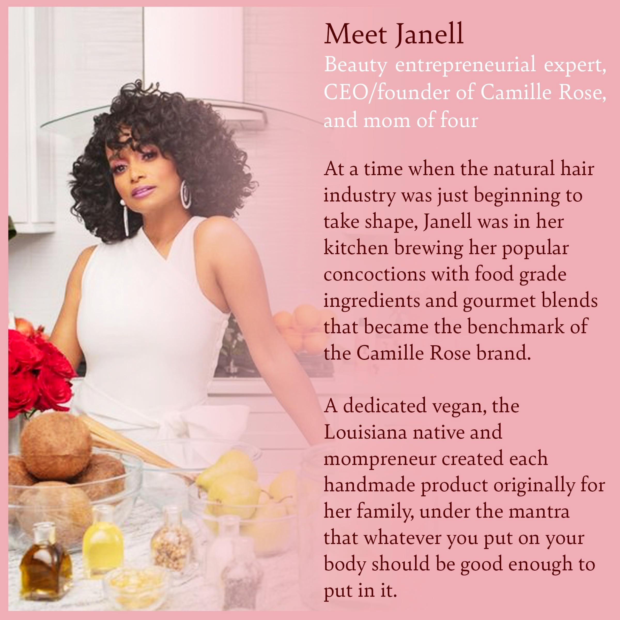 Camille Rose Curl Maker, Smoothing and Nourishing Curly Hair Gel with Aloe, for All Hair Types and Textures, 12 fl oz