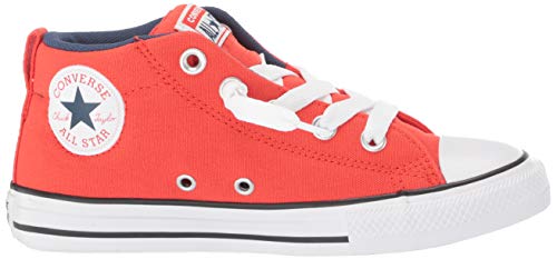Converse Baby-Boy's Chuck Taylor All Star Street Moon Seasons Sneaker, Habanero Red/Navy/White, 3 M US Infant