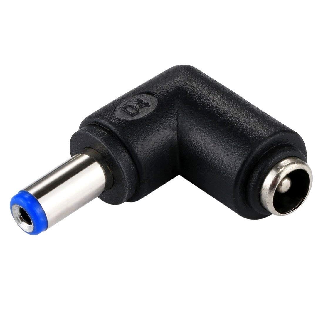 DC 5.5mm x 2.1mm Extension Adapter, VONOTO 4 Pack DC Male to Female Adapter 90 Degree DC 5.5mm x 2.1mm DC Converter,90 Degree Angle Elbow