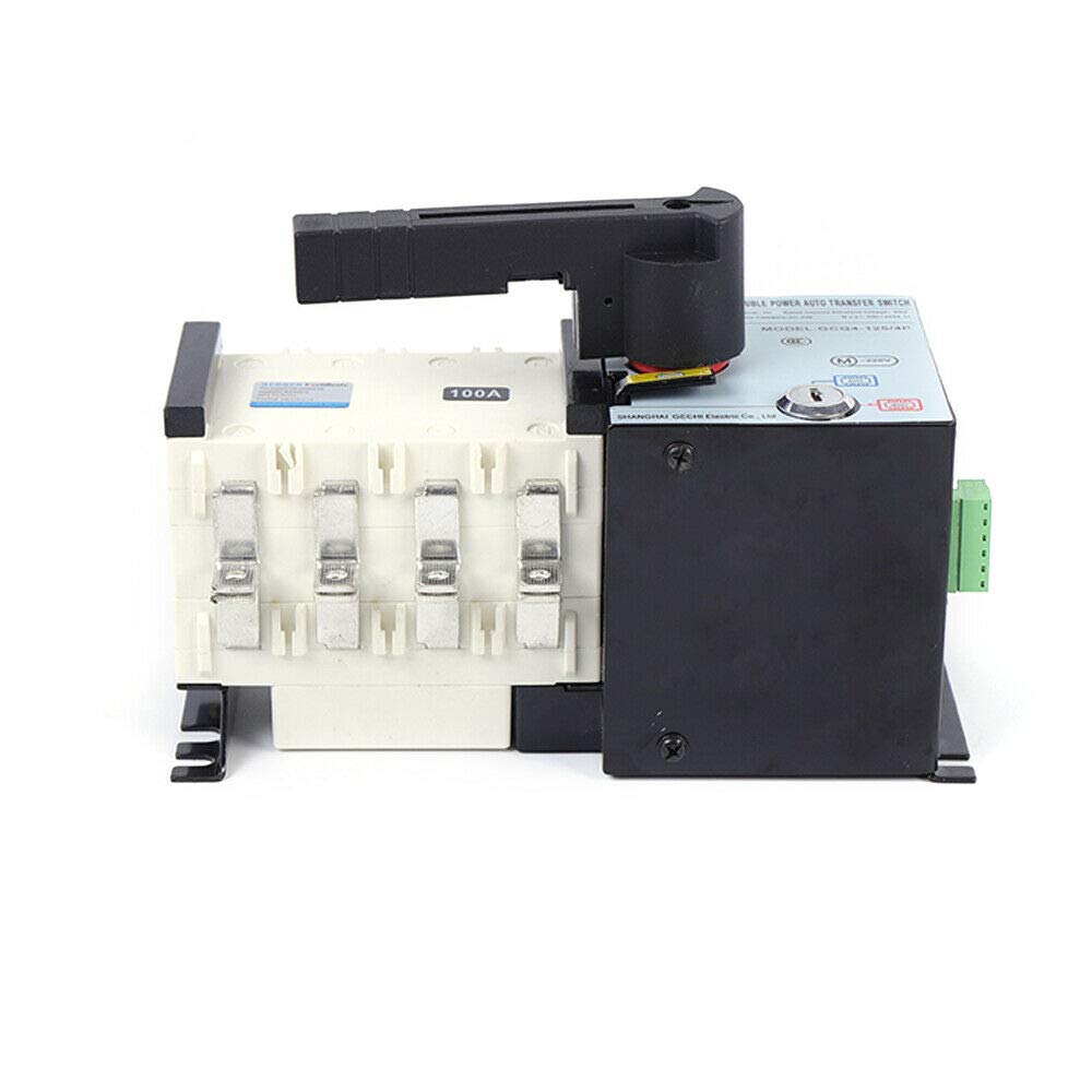 4P Dual Power Automatic Transfer Switch for Generator Changeover Switch 400V 100A (4P/100A)