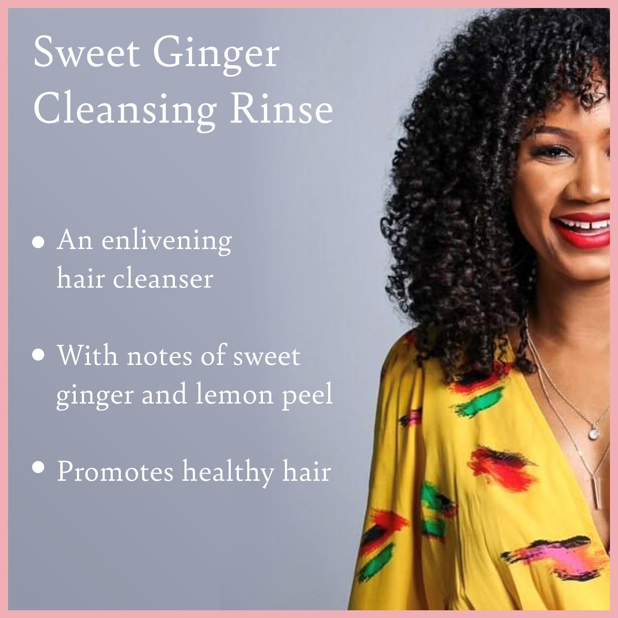 Camille Rose Sweet Ginger Rinse, Hair and Scalp Cleanser with Ginger Root and Aniseed Oil, to Clarify and Moisturize, for all Hair Types, 12 oz