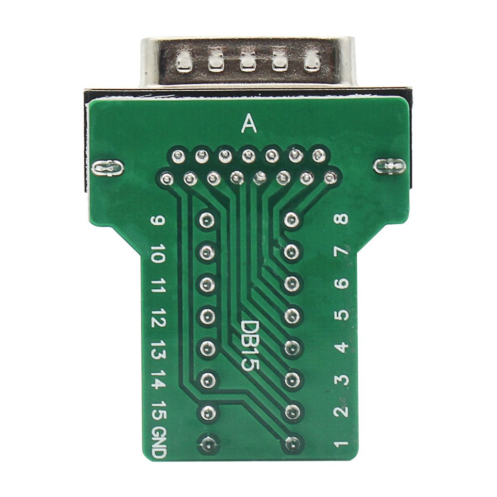 DB15 Breakout Connector Female Adapter 15-pin Port Adapter with Case