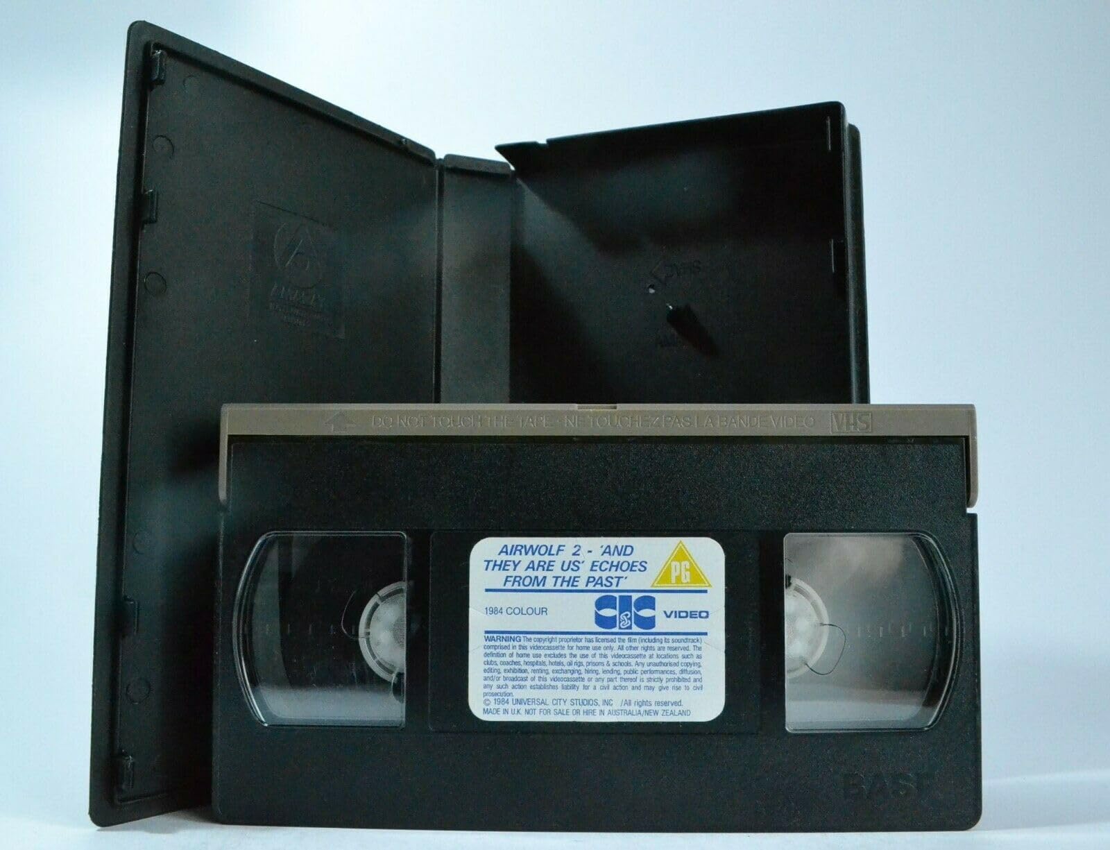 Airwolf 2: A Deadly Mission - Action Adventure -'Echoes From The Past'- Pal VHS