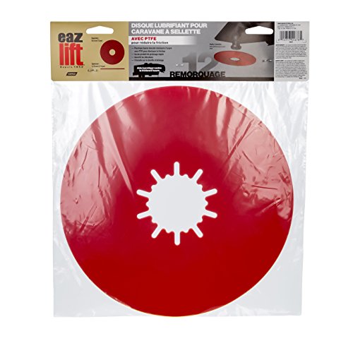 EAZ LIFT TPE 12" Premium Fifth Wheel Lube Plate Red w/PTFE (44678)