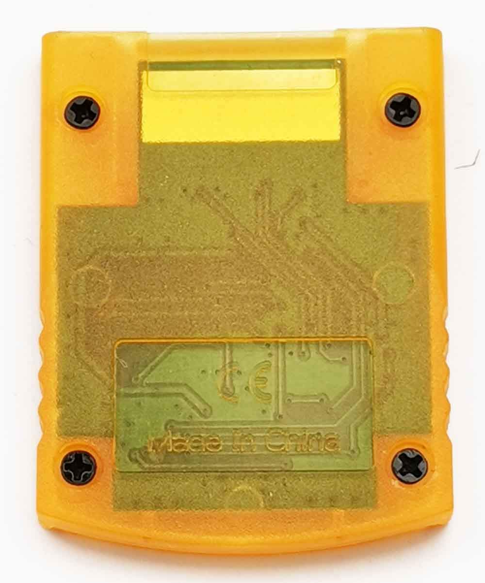 Aisicondan 1024MB(16344 Blocks) High Speed Gamecube Storage Save Game Memory Card Compatible for Nintendo Gamecube & Wii Console Accessory Kits -Yellow