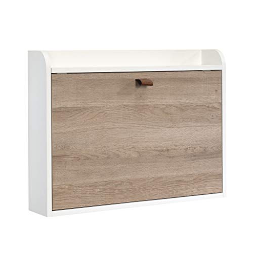 Sauder Anda Norr Wall Desk, White Finish