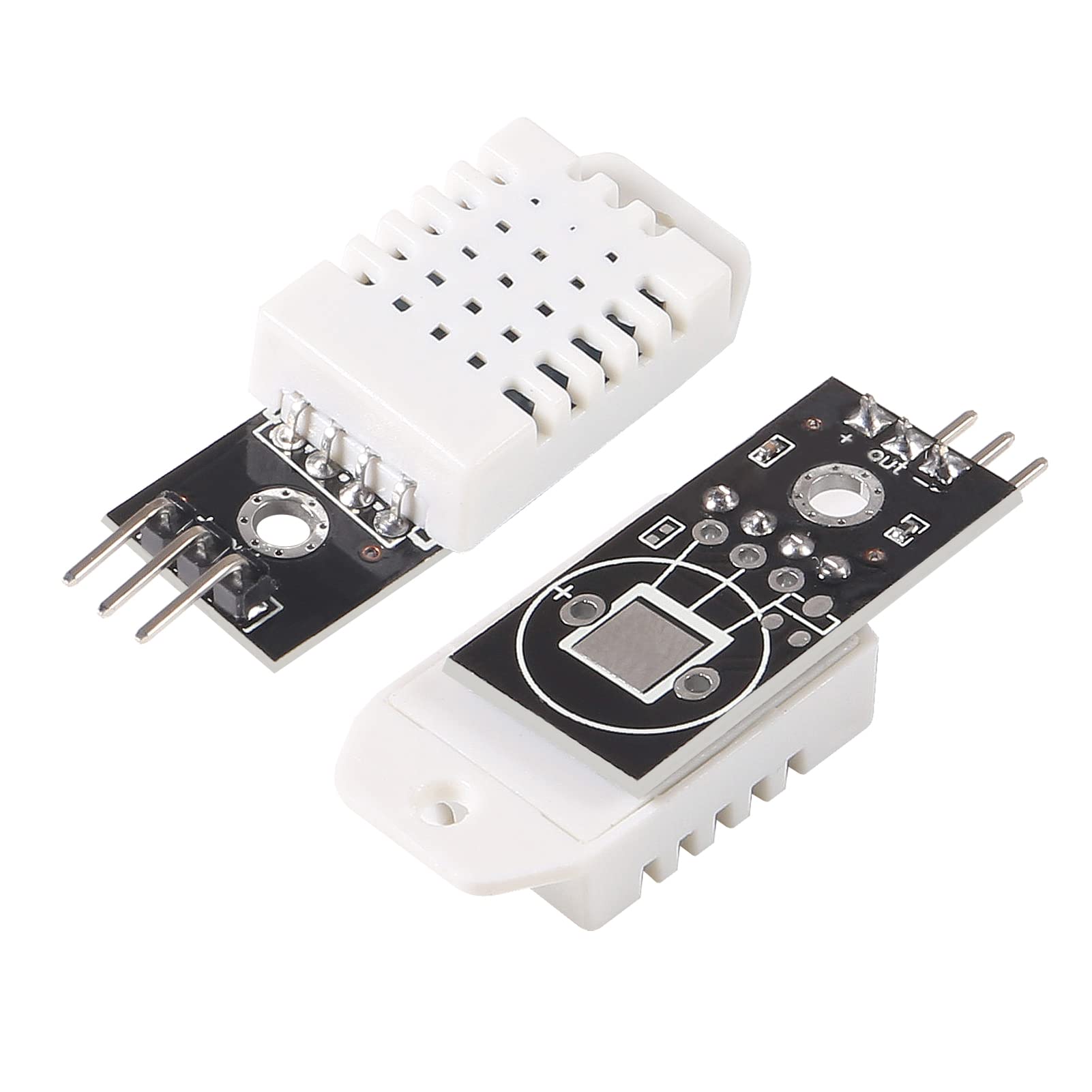 AITIAO 4Pcs DHT22/AM2302 Digital Temperature and Humidity Sensor Module Temp Humidity Gauge Monitor Sensor with Cable Replace SHT11 SHT15 for Raspberry Pi Electronic Practice DIY