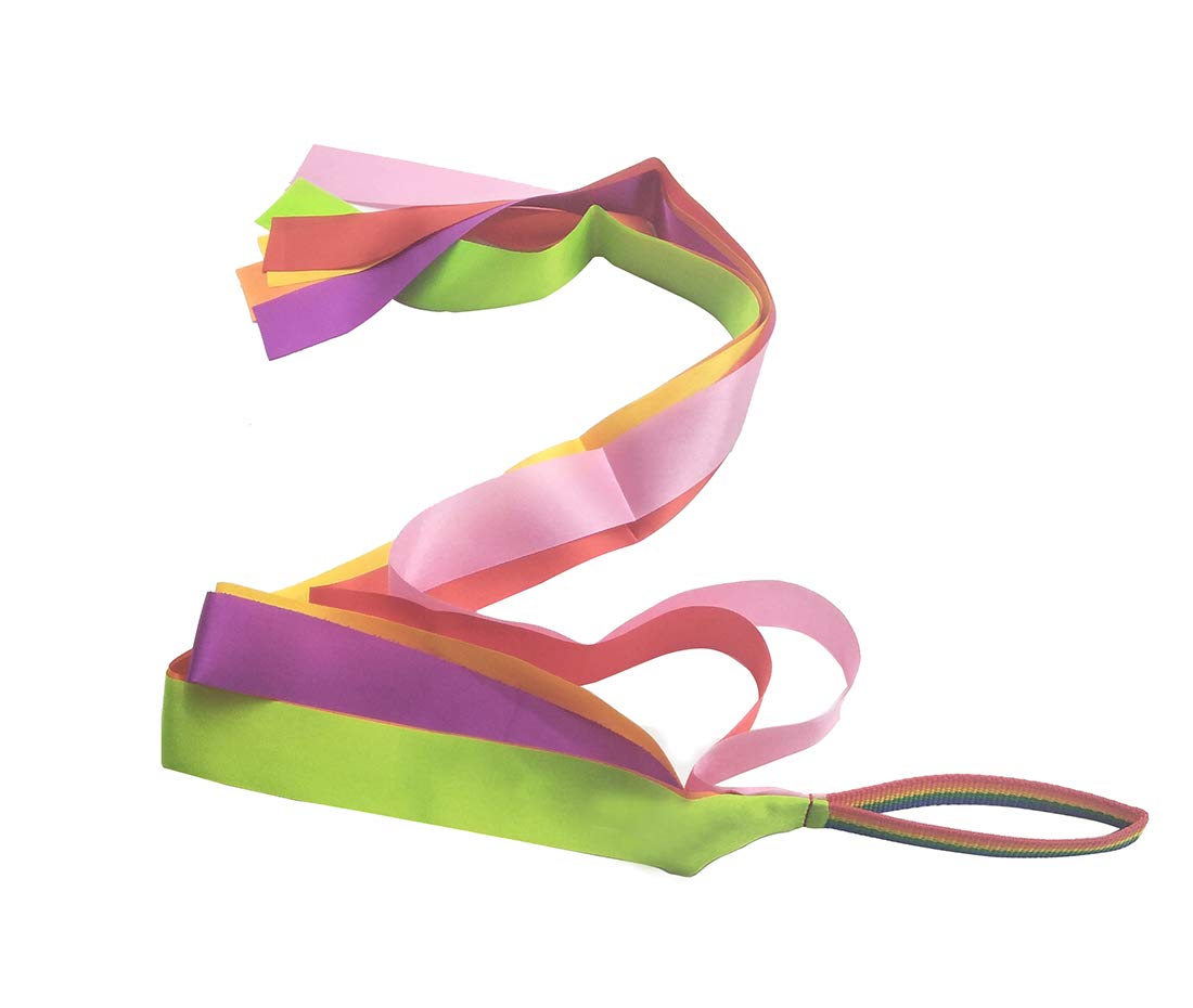 AIVIAI Rhythm Ribbon Dance Ribbons Rhythm Streamers for Baby Kids Party Supplies 12 PCS