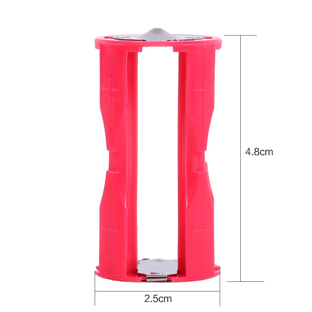 KIKYO Battery Converter, 4pcs 4AAA to C Size Parallel Battery Convertor Adapter Holder for Home Household Use