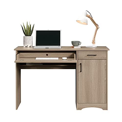 Sauder Beginnings Desk, L: 46.81" x W: 18.50" x H: 29.96", Summer Oak Finish