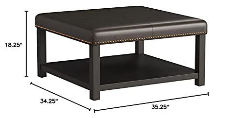 Christopher Knight Home Julia Bench with Rack, Brown
