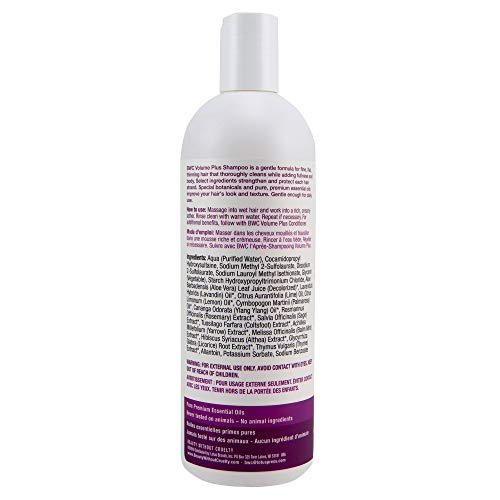 Beauty Without Cruelty Shampoo Volume Plus for Fine Hair Coconut,16 Fl Oz