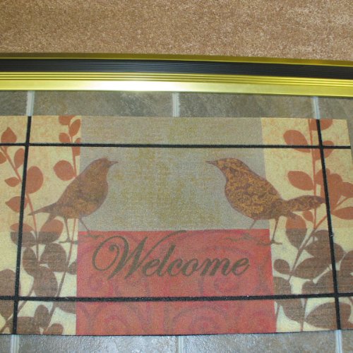 Anodized Brite Gold Deluxe Low Threshold with Vinyl Seal - MD Building Products 09159