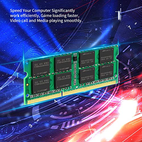 DDR3L 1600MHz Sodimm RAM 16GB Kit (8GBX2), PC3L-12800/PC3-12800s Memory 204 Pin 1.35V/1.5V CL11 Non-ECC Unbuffered 2RX8 Dual Rank for Laptop Notebook Upgrade DDR3 Sodimm