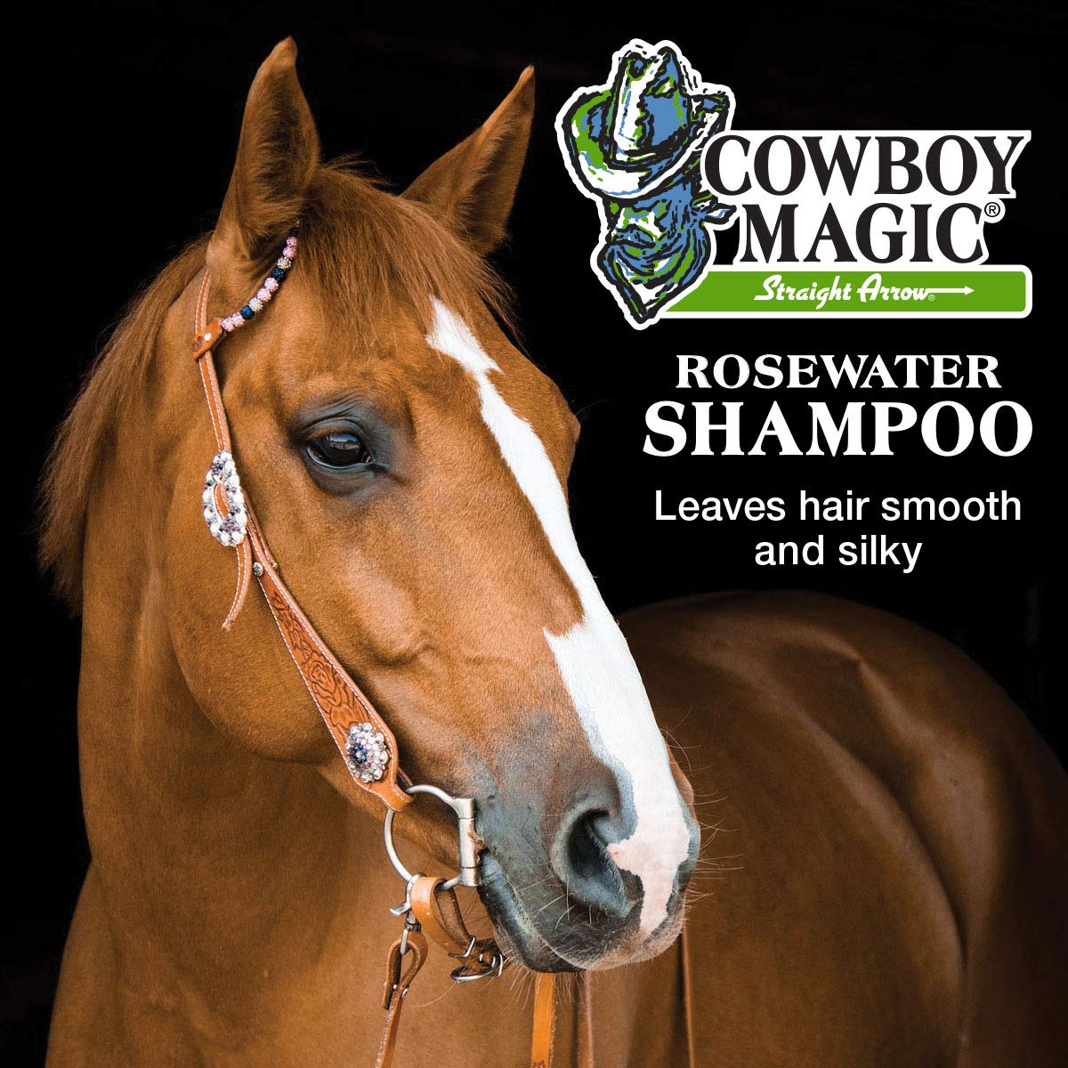 Cowboy Magic Show Ready LIMITED EDITION Box Set - 32 Oz Rosewater Shampoo, 32 Oz Conditioner, 4 Oz Greenspot Remover, 4 Oz Superbody Shine, and Bonus Gifts