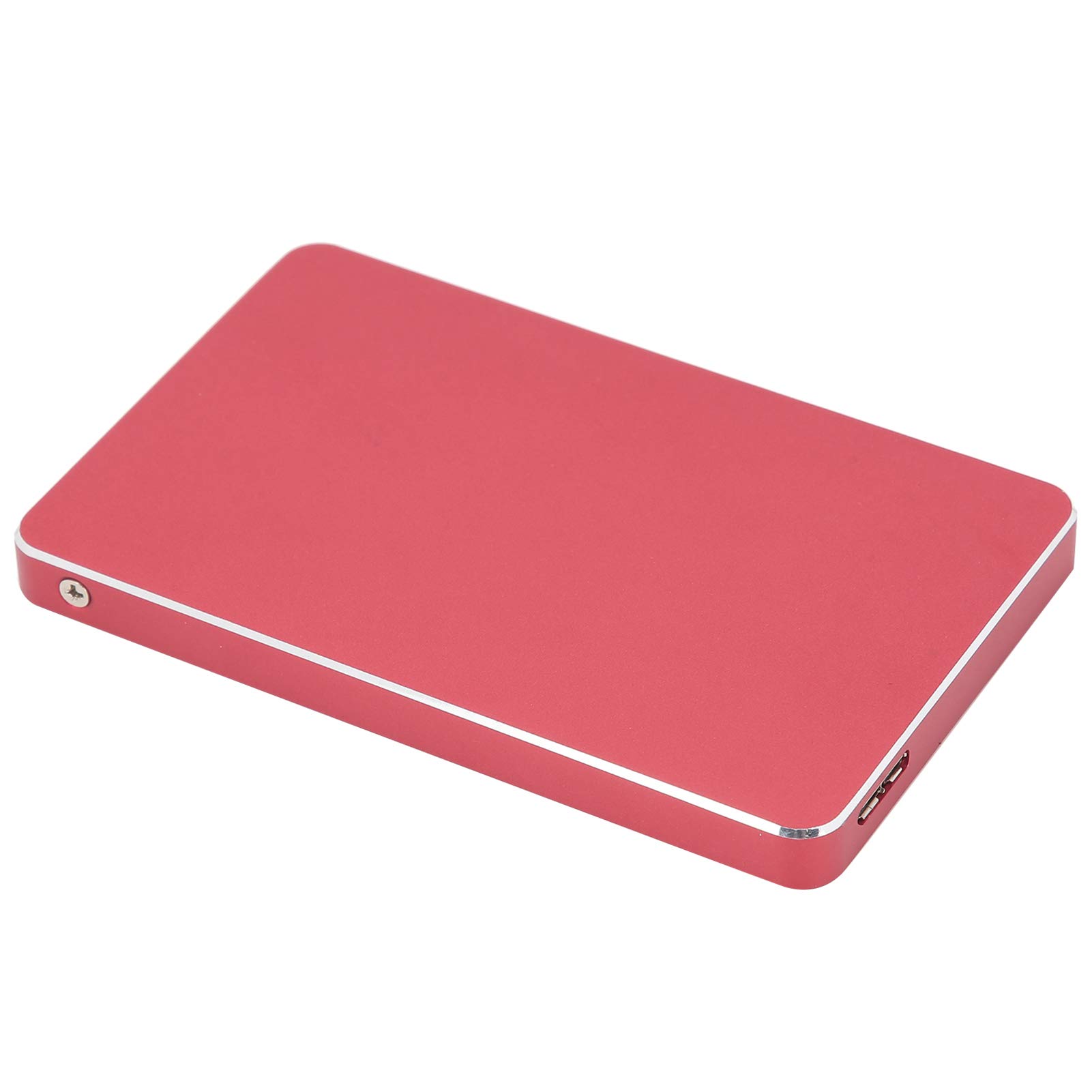 Portable Mobile SSD, USB 3.0 External Solid State Drive, No Noise Fast Hard Drive, Red Solid State Hard Disk for 98SE/ME/2000/XP/Vista/WIN7/WIN8(250GB)