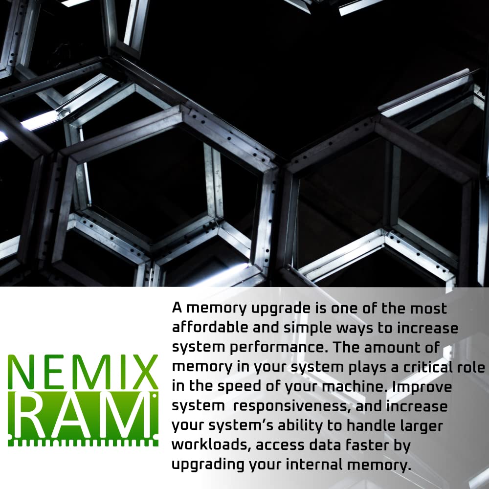 32GB Kit 2x16GB DDR4-3200 PC4-25600 ECC 2Rx8 Unbuffered Server Memory by NEMIX RAM