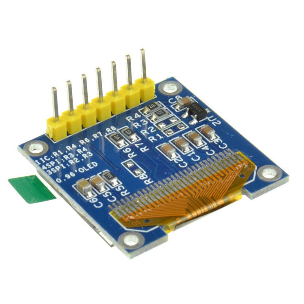 Hailege 0.96" SSD1306 SPI OLED LCD Display 128X64 OLED for 51 STM33 Arduino Raspberry Pi White Font