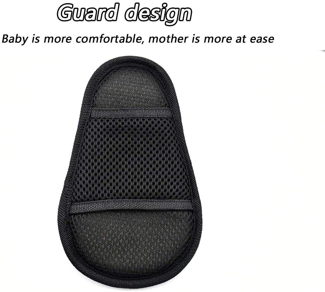 Kissral Universal 5 Point Harness Straps, Adjustable Baby Safety Strap Belt with Shoulder Pads and Guarding Pad, Harness Straps for High Chair/Pushchair/Stroller/Pram/Buggy (Black)
