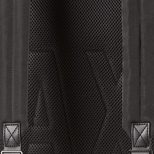 A|X Armani Exchange All-Over Logo Eco-Leather Backpack, Black