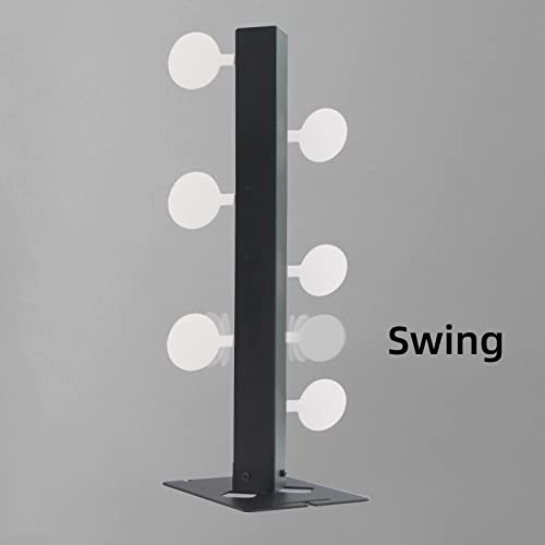 Atflbox The Metal Swing Shooting Target Stand with 6 Steel Plates for Airsoft BB Guns Practise (Dueling Tree)
